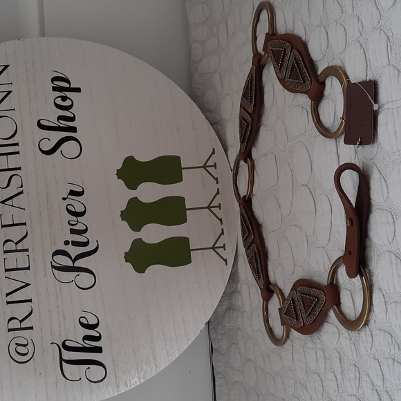 Stree Ahead | Accessories | Street Ahead Ring Studded Leather Loop Belt ...